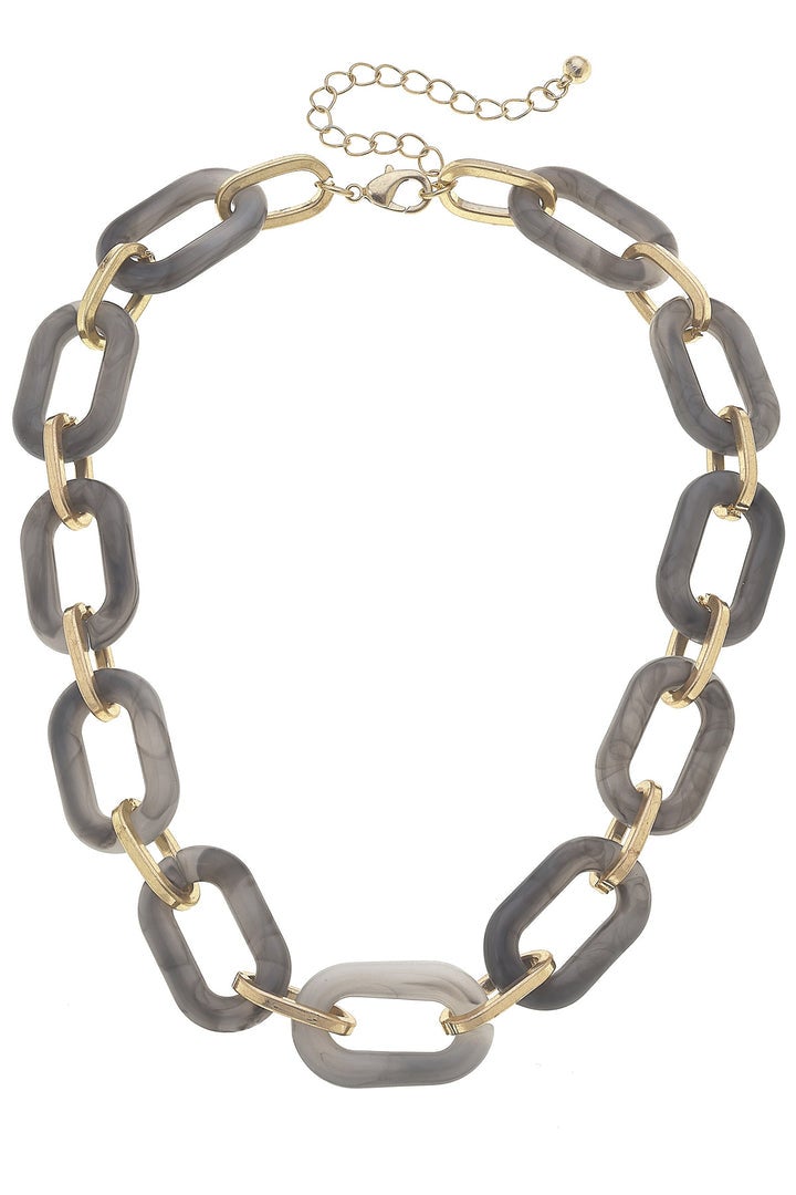 CV Mallory Marbled Resin Necklace | SEVEN BOUTIQUE