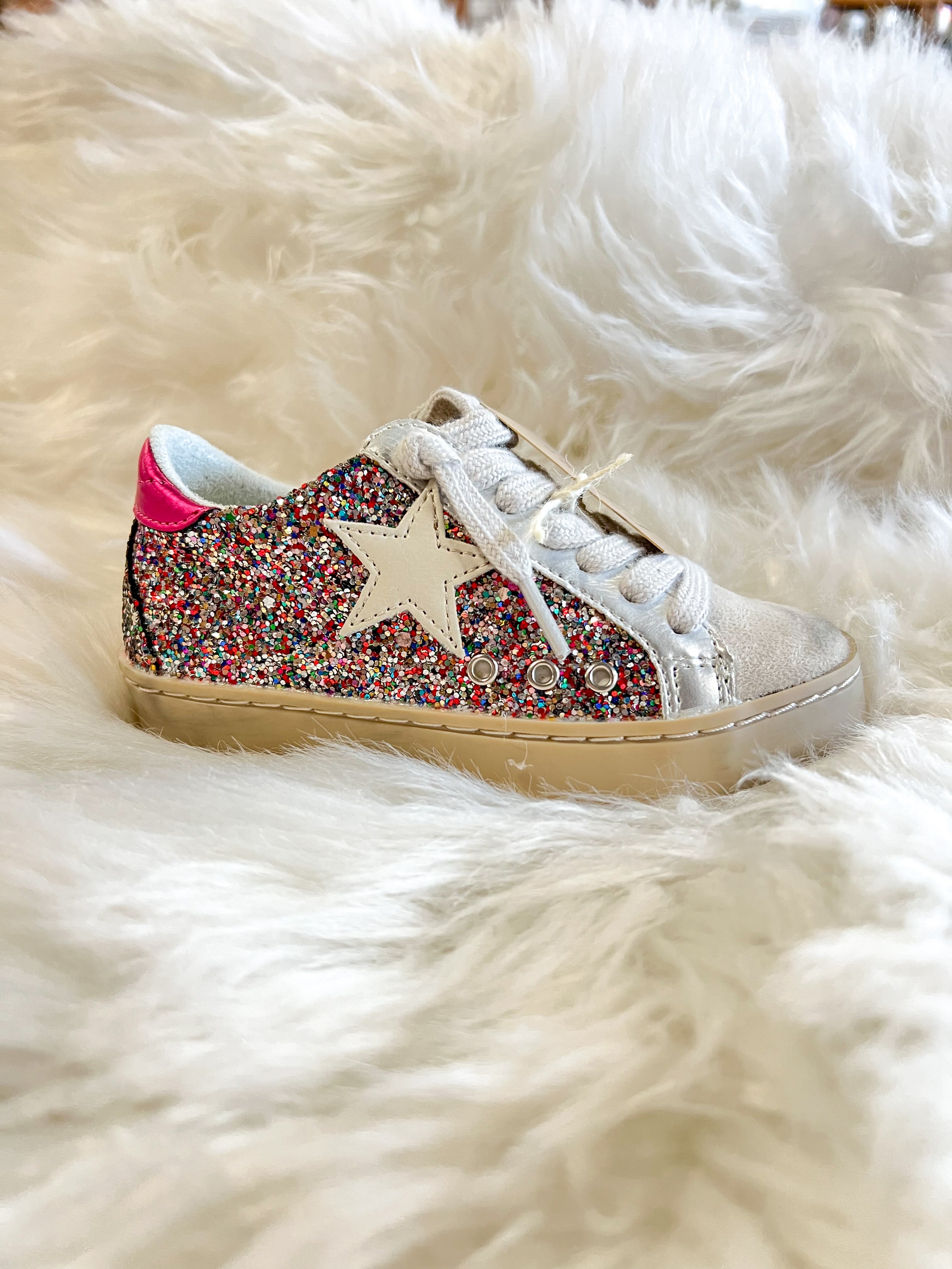 SS Kids Paula Pink Multi Glitter | SEVEN BOUTIQUE